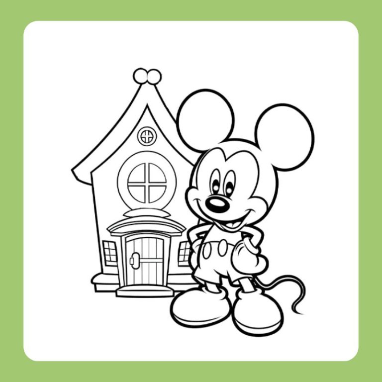 99+ Bộ tranh tô màu chuột Mickey miễn phí, chất lượng cao cho bé