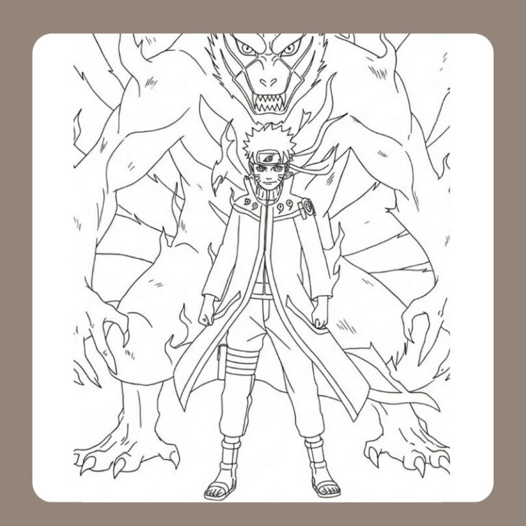 Bộ sưu tập 120+ tranh tô màu Naruto dành cho các fan anime