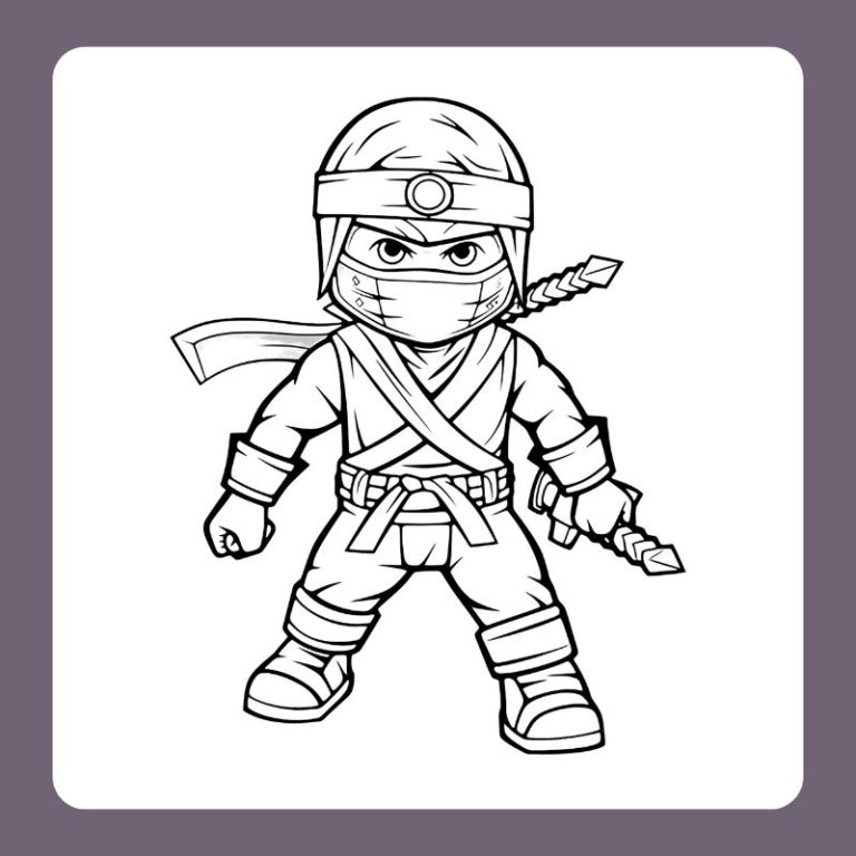 Tải miễn phí 99+ tranh tô màu Ninjago đẹp, dễ tô cho bé