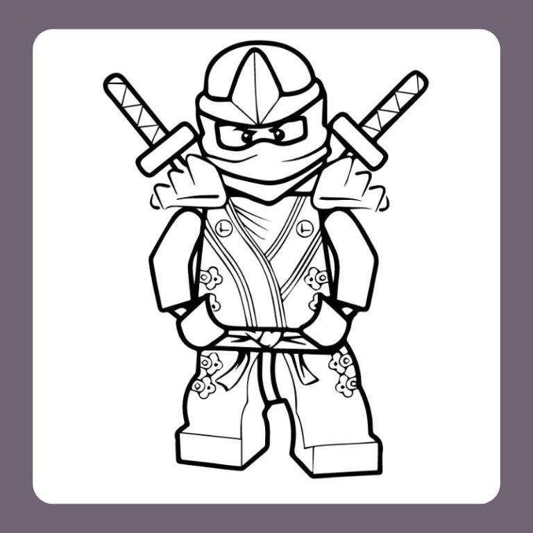 Tải miễn phí 99+ tranh tô màu Ninjago đẹp, dễ tô cho bé