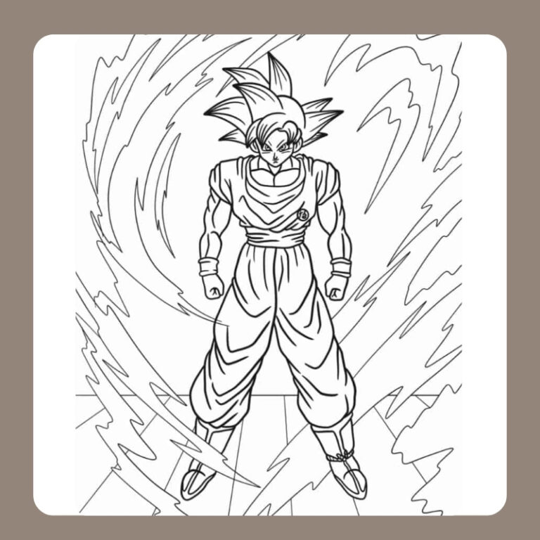 Fan Dragon Ball không thể bỏ qua 140+ tranh Songoku tô màu