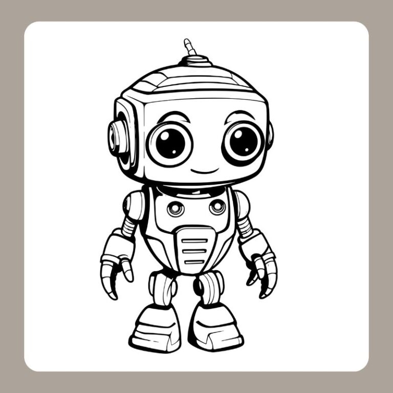 Tổng hợp 99+ tranh tô màu robot siêu ngầu cho bé tha hồ sáng tạo