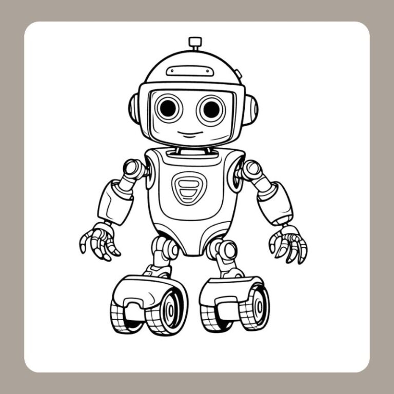 Tổng hợp 99+ tranh tô màu robot siêu ngầu cho bé tha hồ sáng tạo