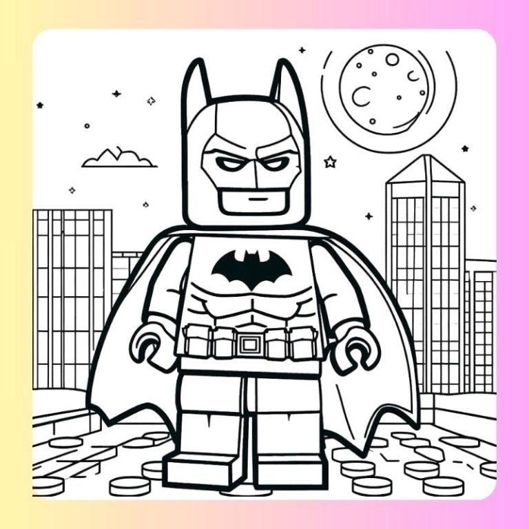 Tải miễn phí 99+ tranh tô màu Batman chất lượng cao cho bé