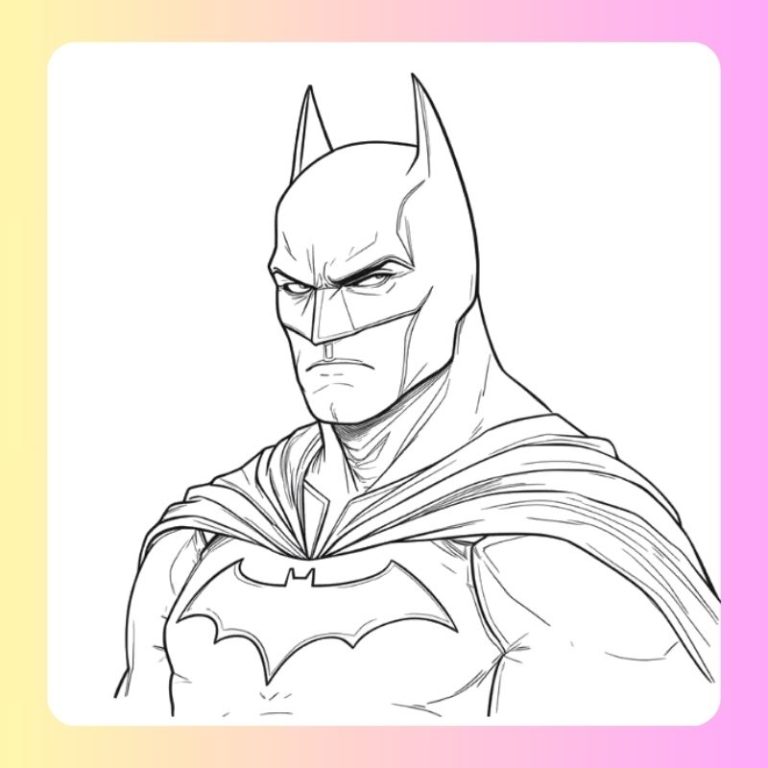 Tải miễn phí 99+ tranh tô màu Batman chất lượng cao cho bé