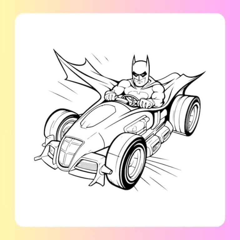 Tải miễn phí 99+ tranh tô màu Batman chất lượng cao cho bé