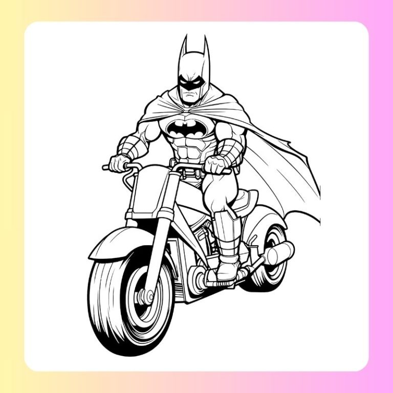 Tải miễn phí 99+ tranh tô màu Batman chất lượng cao cho bé