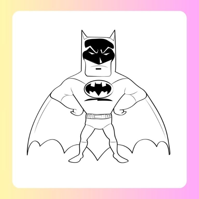 Tải miễn phí 99+ tranh tô màu Batman chất lượng cao cho bé