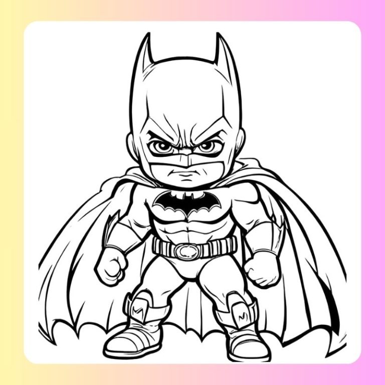 Tải miễn phí 99+ tranh tô màu Batman chất lượng cao cho bé
