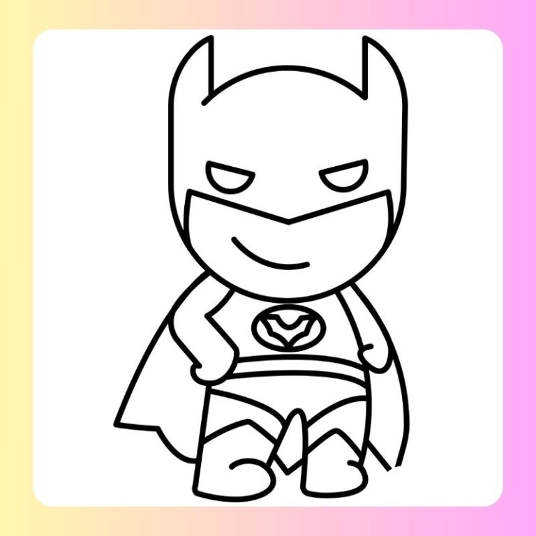 Tải miễn phí 99+ tranh tô màu Batman chất lượng cao cho bé