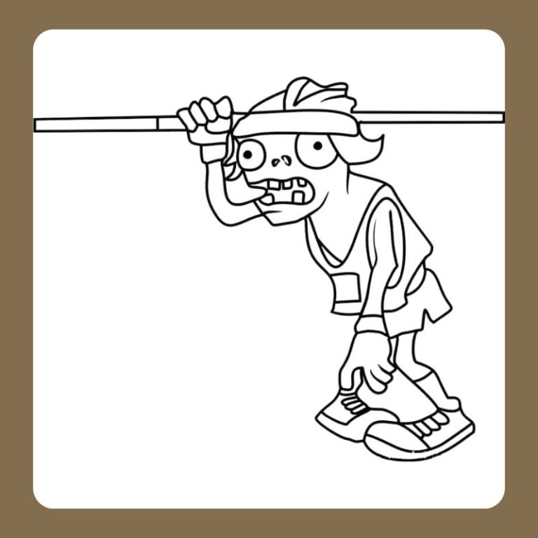 99+ Bộ tranh tô màu Zombie miễn phí, dễ tải dành cho bé