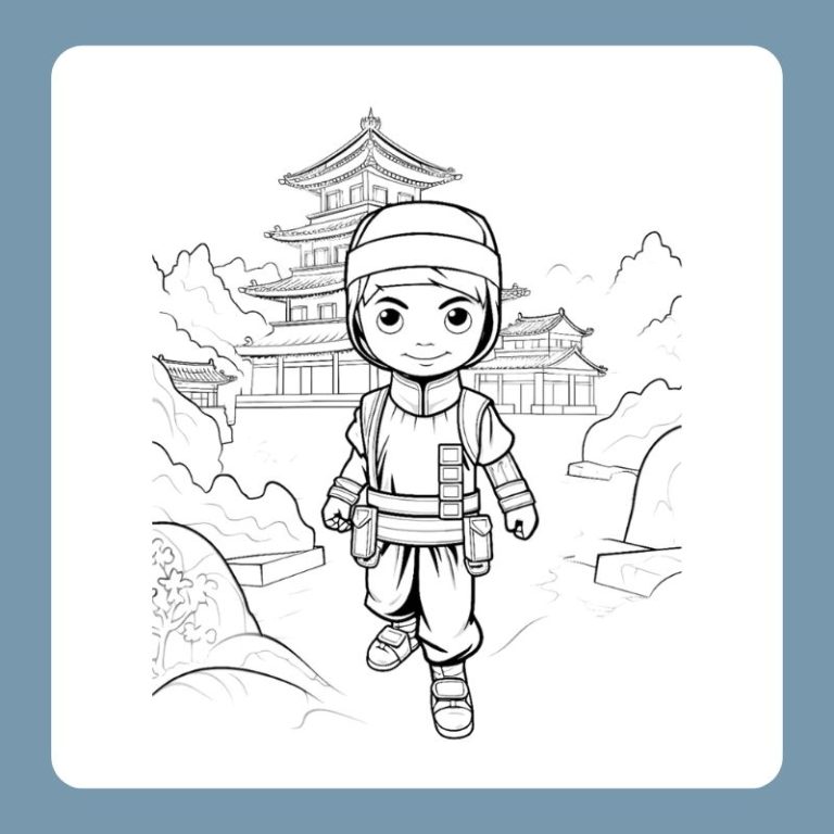 Tổng hợp 99+ tranh tô màu ninja cực ngầu cho bé trai