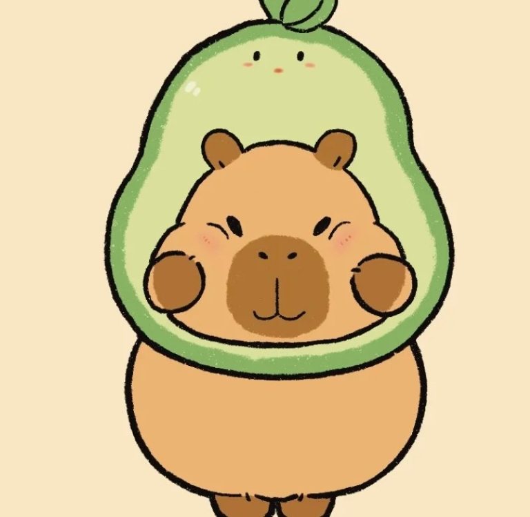 Bộ Sưu tập 110+ Capybara chibi dễ thương nhất