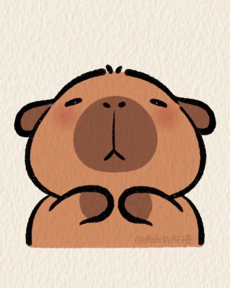 Bộ Sưu tập 110+ Capybara chibi dễ thương nhất