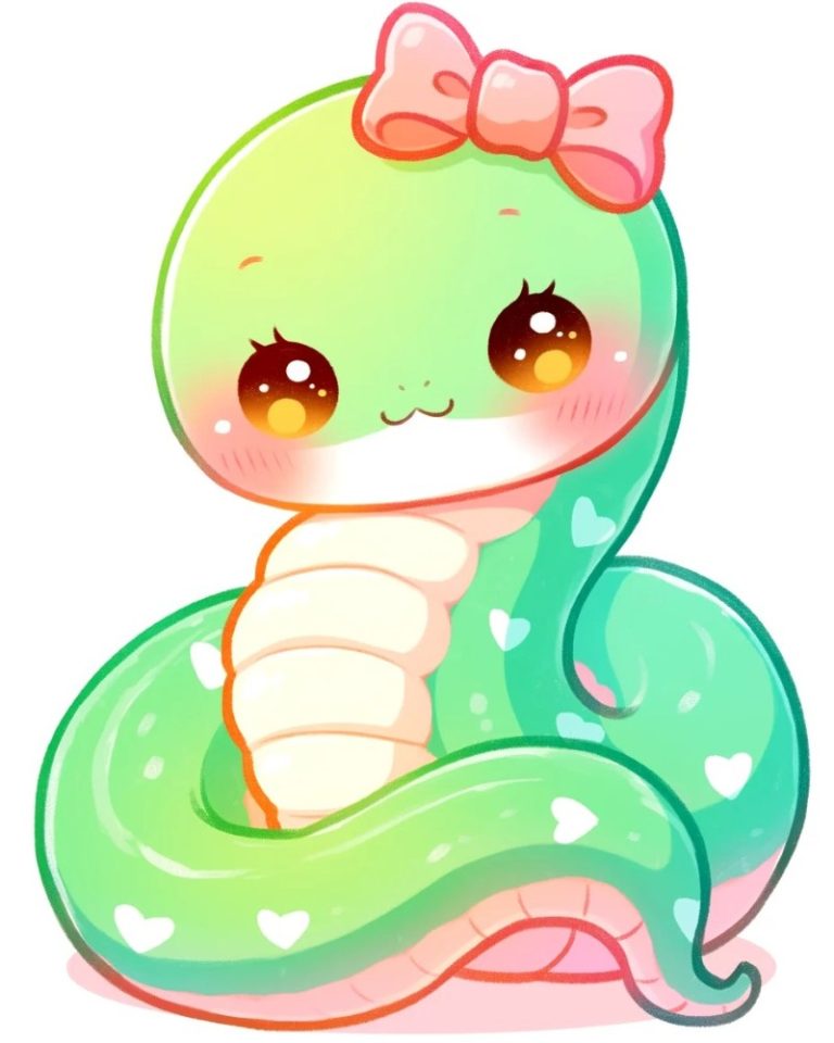 Bộ sưu tập 77+ hình rắn chibi cute khiến bạn cười xỉu