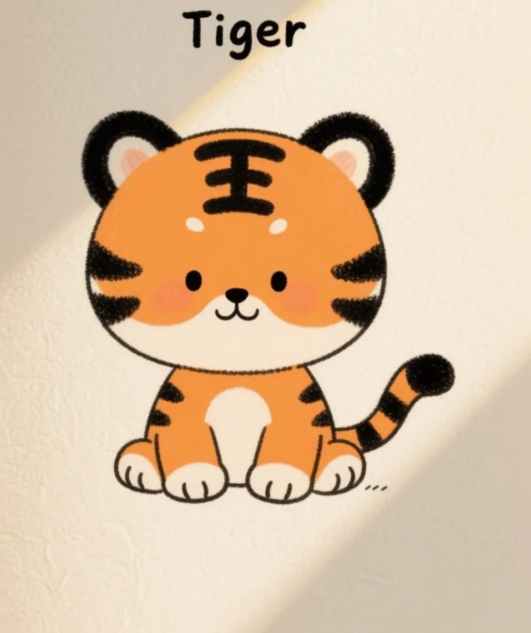 Bộ sưu tập 60+ ảnh hổ chibi siêu cưng – coi là mê