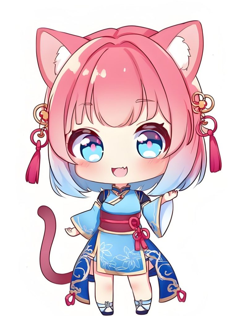 Xỉu up xỉu down với 87+ ảnh mèo cute chibi đáng yêu!