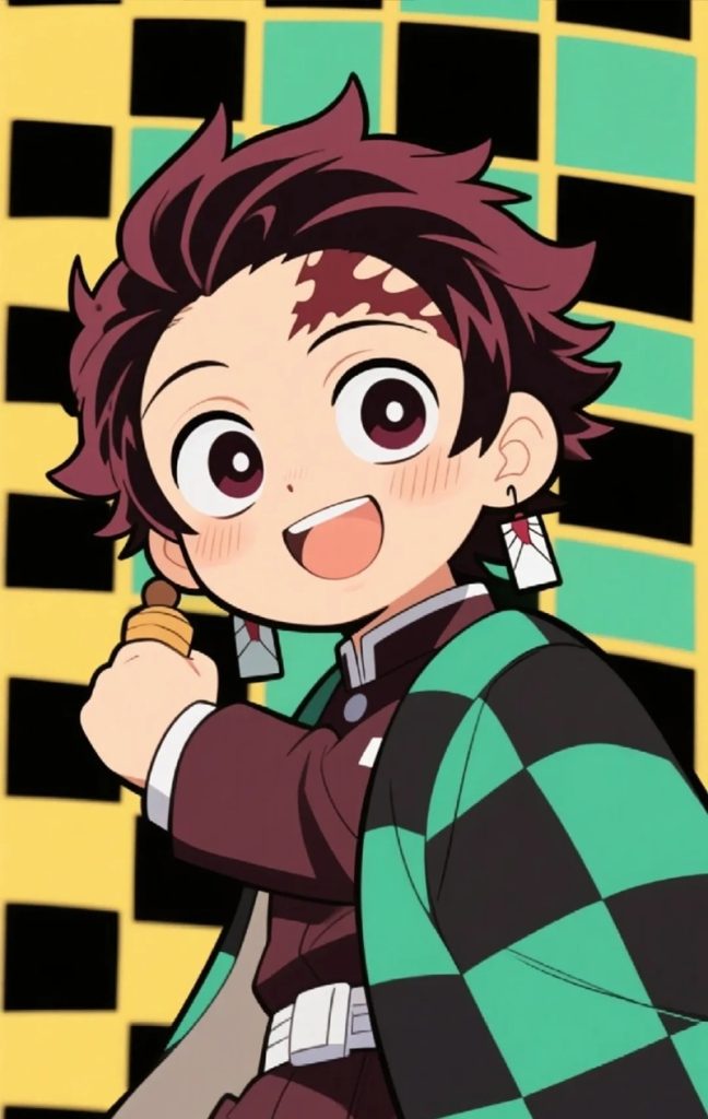 114+ Ảnh Tanjiro chibi cute, lung linh dành cho fan anime