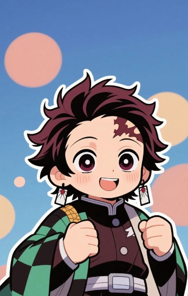 114+ Ảnh Tanjiro chibi cute, lung linh dành cho fan anime