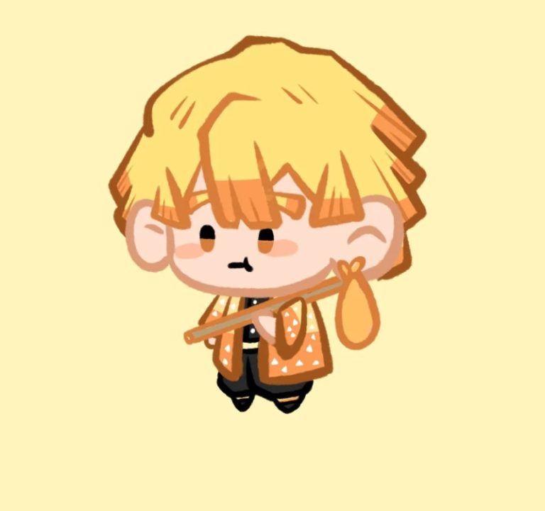 Bộ sưu tập 66+ Zenitsu chibi cute lạc lối cho fan Demon Slayer