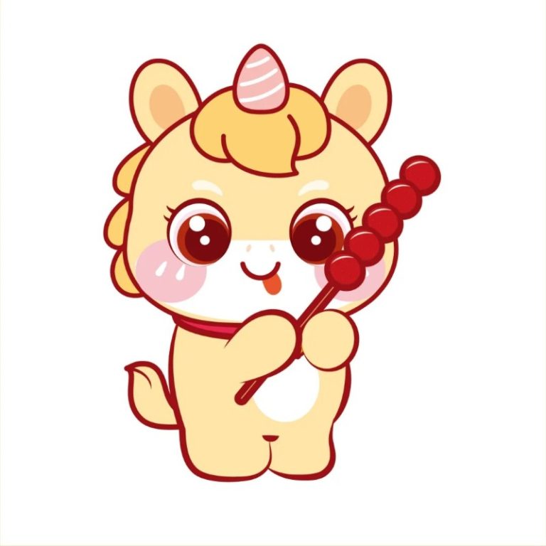 Hình ảnh ngựa chibi cực dễ thương hot trend 2025