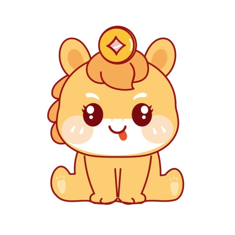 Hình ảnh ngựa chibi cực dễ thương hot trend 2025