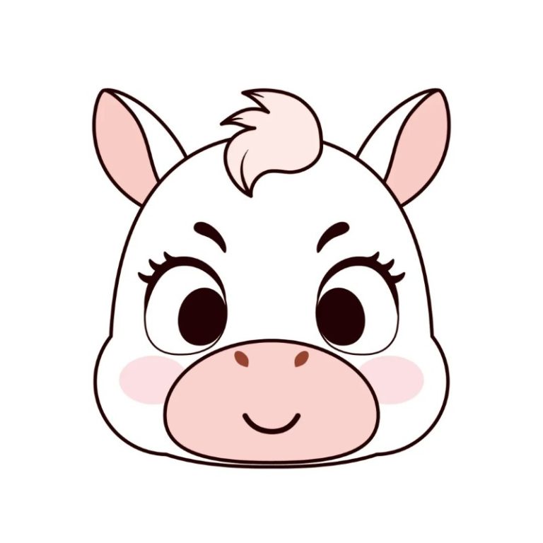 Hình ảnh ngựa chibi cực dễ thương hot trend 2025